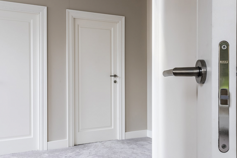 Internal 100% Solid Oak Classic One Panel Doors in London, UK | Ecohardwood